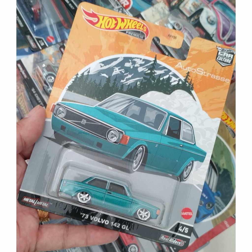 Hotwheels 73 Volvo 142 GL Premium Car (Rubber Cake, Blue) | Shopee ...