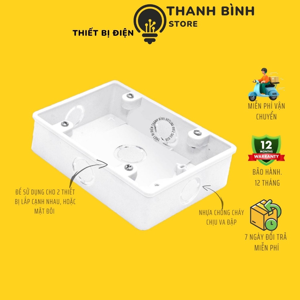 Sino Self-Fireproof Double Concealed Base (For 2 Single Sides) | Shopee ...