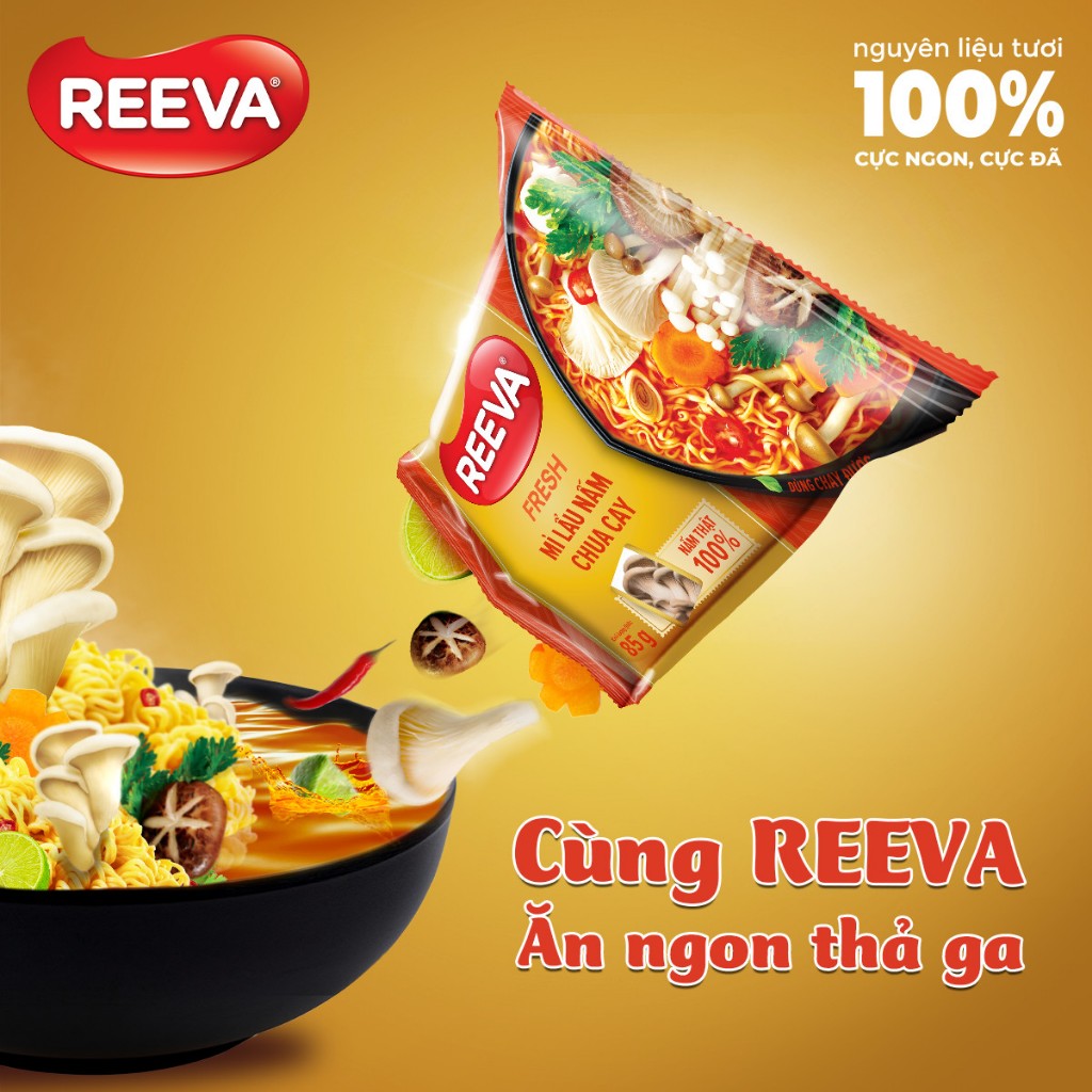 Reeva Spicy and Sour Mushroom Hot Pot Noodles (box of 30 packs x 85g ...