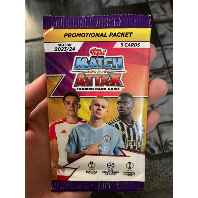 Match ATTAX Player Card Package 23 / 24 (5 Cards) | Shopee Philippines