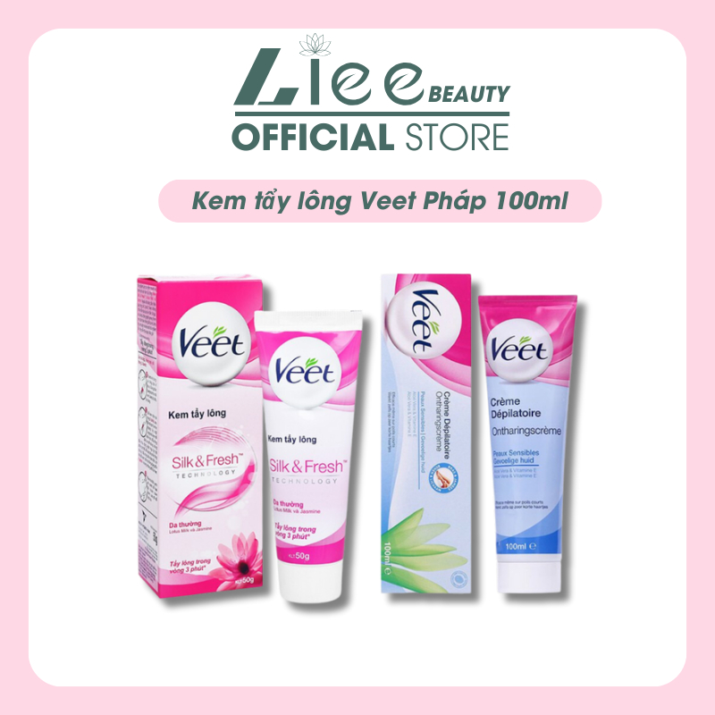 Veet Hair Removal Cream French Effective Hair Removal 100ml | Shopee ...