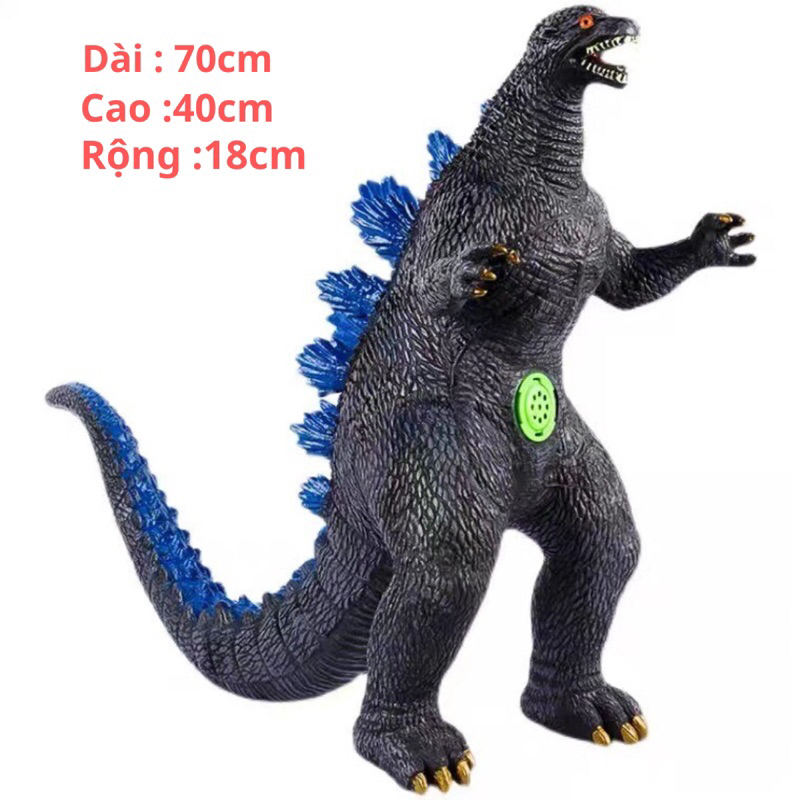 Stuffed rubber toy dinosaur, Godzilla Dinosaur with colorful sounds for ...
