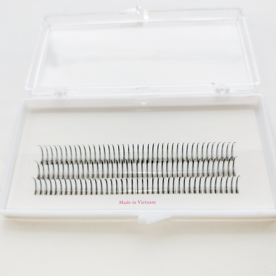 A-shaped eyelashes, false eyelashes, 3-row natural eyelashes, tray ...