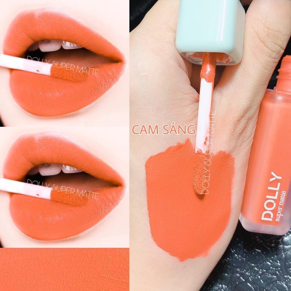 Dolly super matte Bright Orange matte matte matte matte Lipstick, Long ...