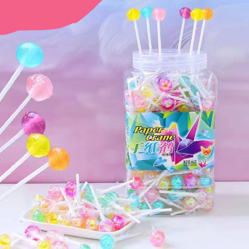 Wholesale 1 box of cute, colorful Mini lollipops (200 pieces) | Shopee ...