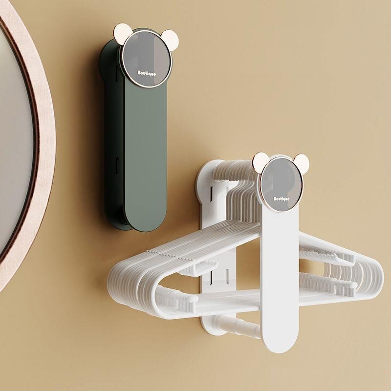Wall-mounted clothes hanger - smart clothes hanger shelf (comes with ...