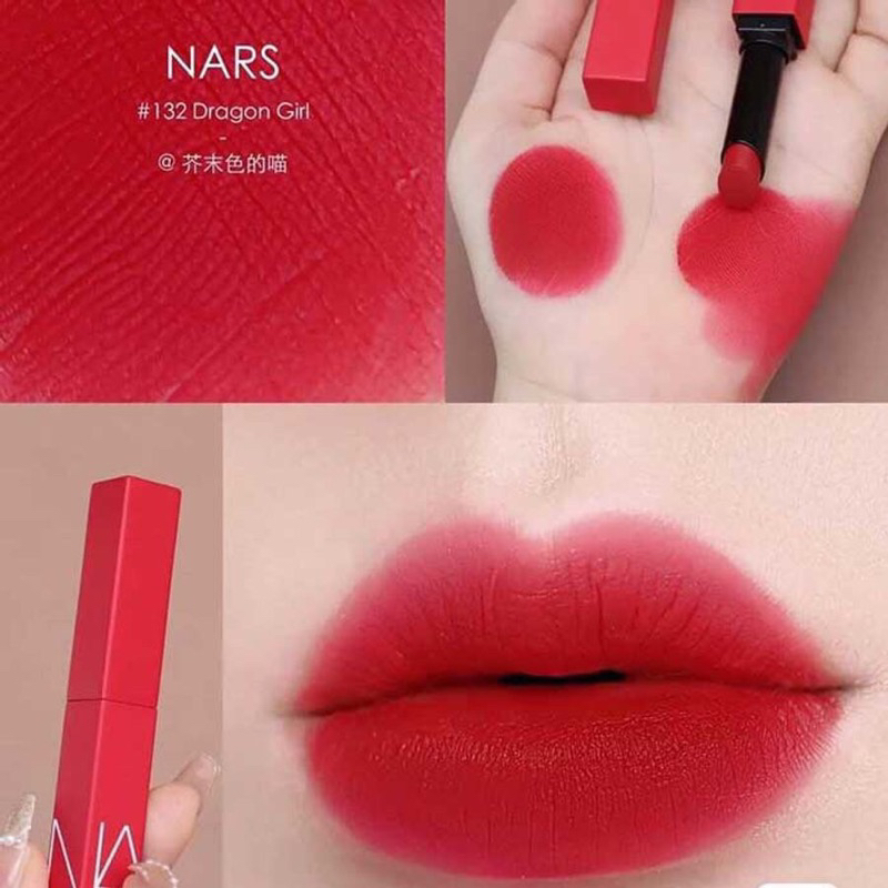 Nars Dragon Girl Powermatte Lipstick 0.8g Ruby red flatters the skin | Shopee Philippines