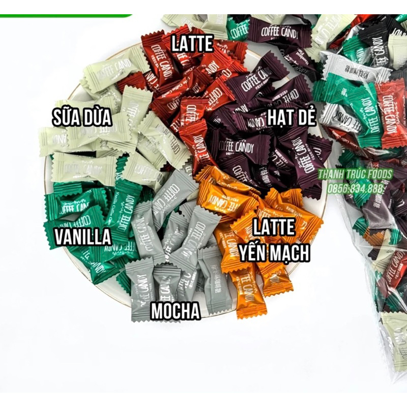 [500g] Sugar-free Candy Pamiriter coffee Candy for weight loss mixed ...