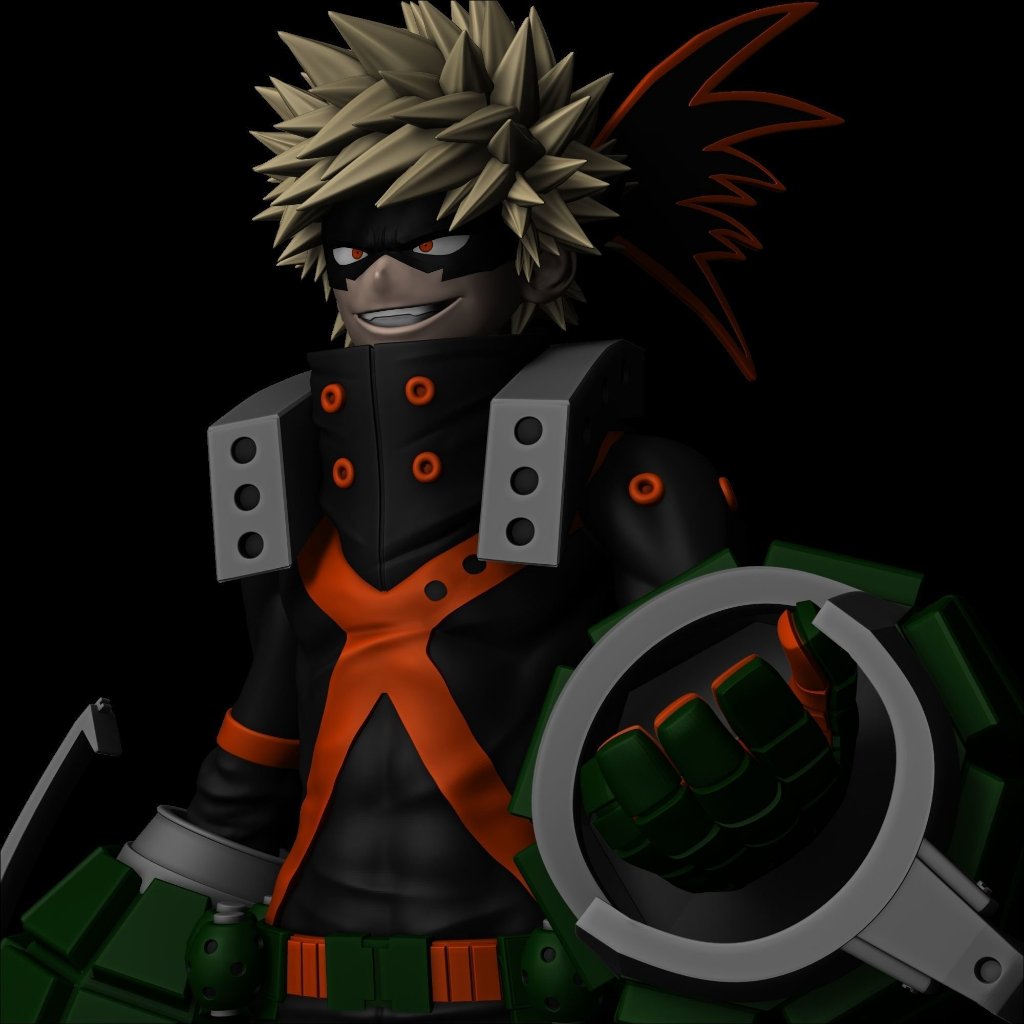 3d Resin Printing] Bakugo My Hero Academy Model | Shopee Philippines