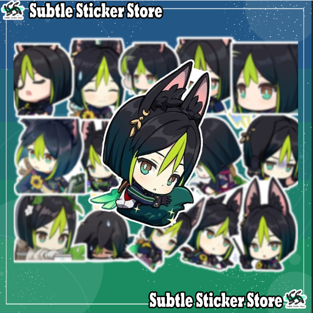 [Genshin Impact] - Set of 10/15 Sticker Tighnari game Genshin Impact ...