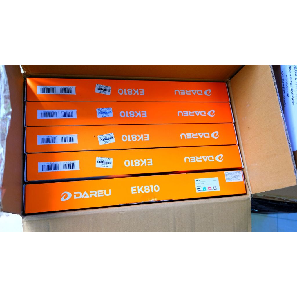 Keyboard DARE-U EK810, wire, Black, Blue switch, Multi Led | Shopee ...