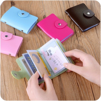 Wallet For Id Card, ATM, Insurance With Press Lock (Containing 22 Cards ...