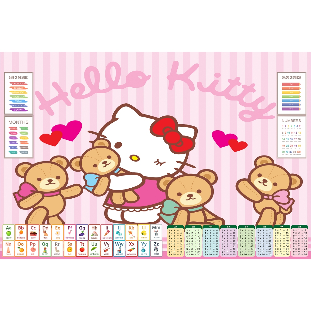 Hello Kitty desk Decal for children, thick, many designs and sizes ...