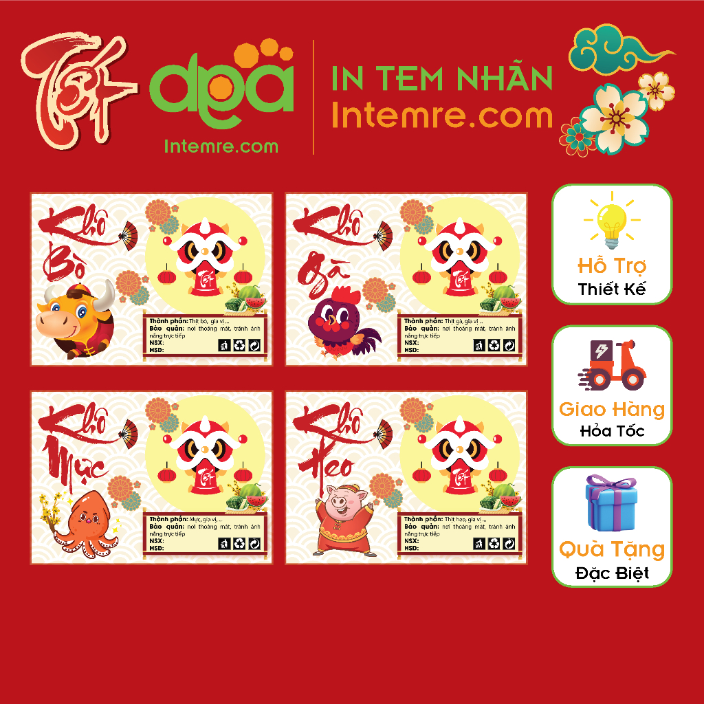 Available 30 Decal Stamps of Dried Chicken, Beef, Squid, and Pork ...