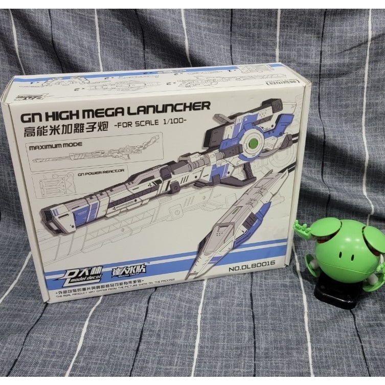 Mg 1/100 RG 1/144 GN High Mega Launcher Model Accessories for EXIA, Nu ...