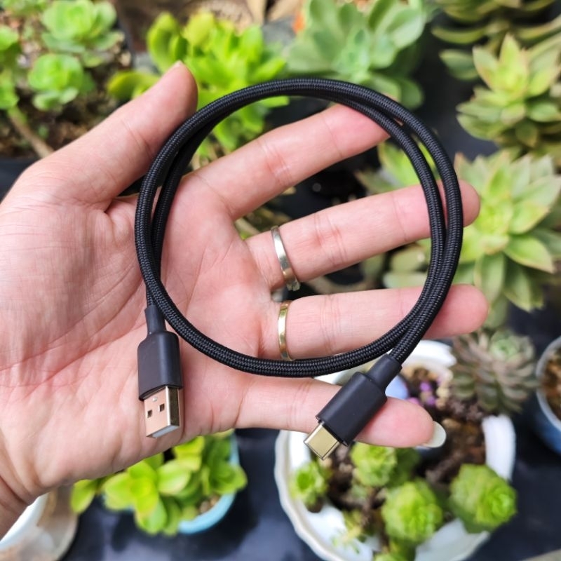 Usb audio cable A to C copper wire 6n occ litz silver plated. | Shopee ...