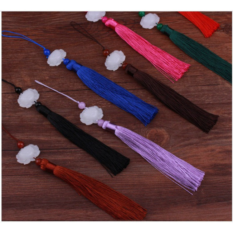 Tphd decorative lotus jade tassel hanging string | Shopee Philippines