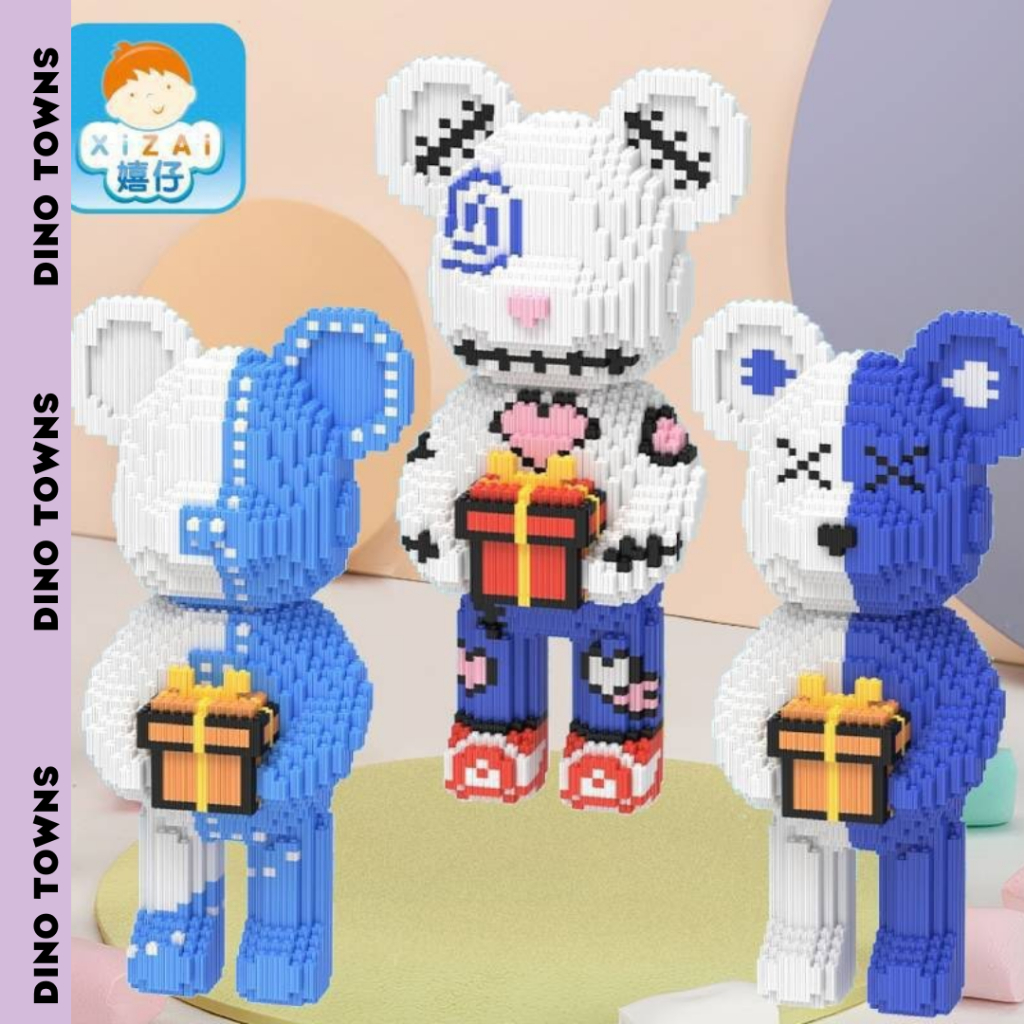 Lego Bear Model Hugging Gift, lego Bear size 45cm Assembled Toy, lego ...