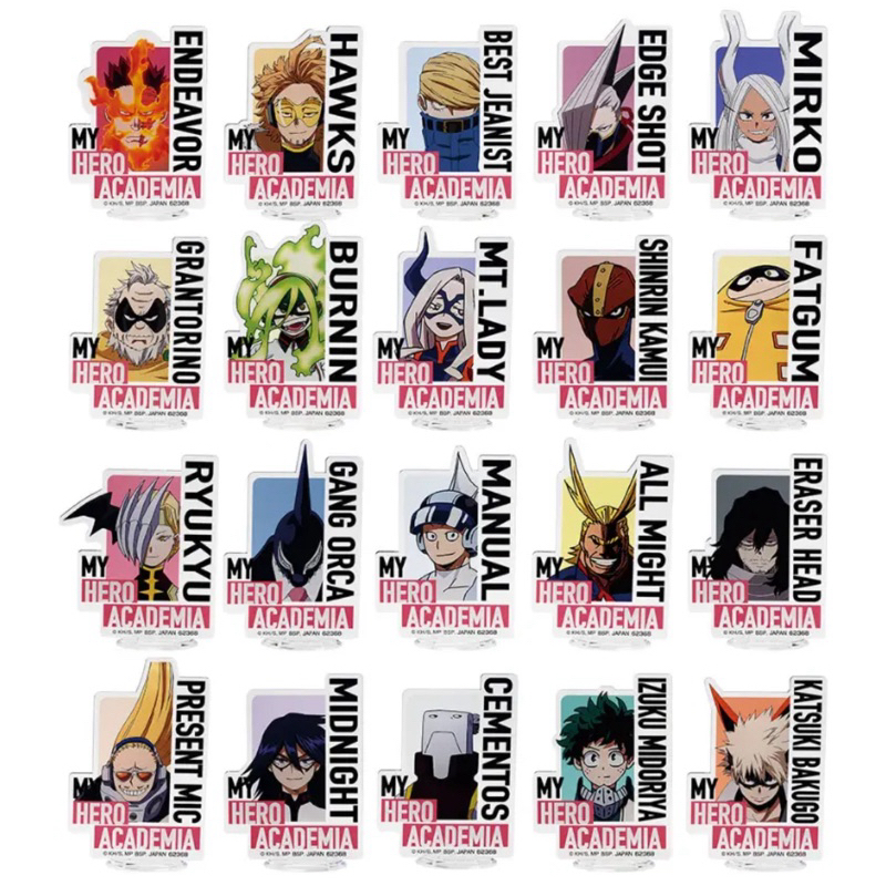 [Genuine] Standee MHA My Hero Academia Superhero Academy | Shopee ...
