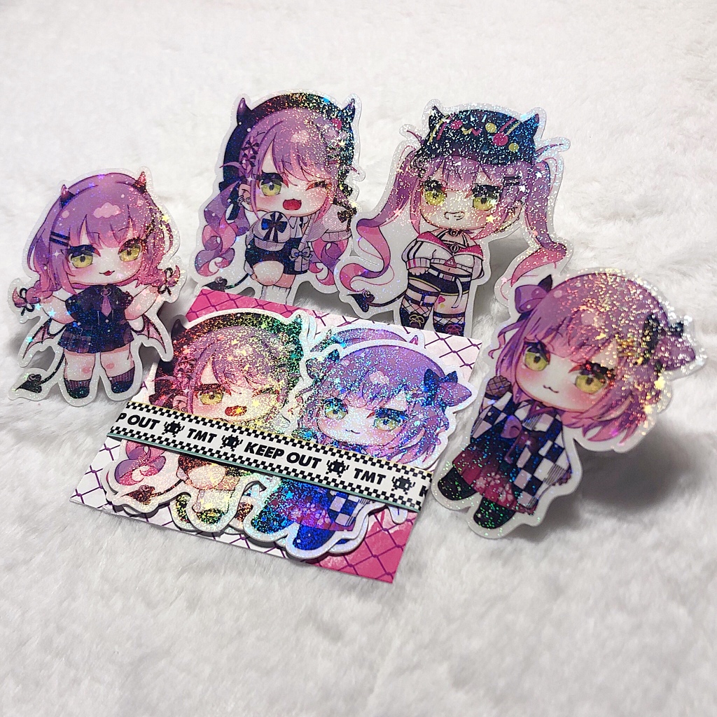 Sticker Set - Tokoyami Towa ( Hololive Vtuber ) | Shopee Philippines