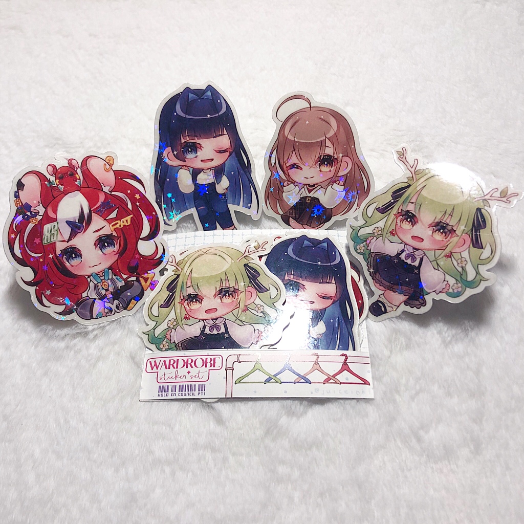 Sticker Set - Hololive English Council Vtuber | Shopee Philippines
