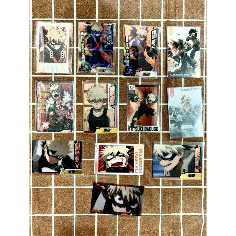 [Genuine] Bakugo MHA My Hero Academia Card Superhero Academia | Shopee ...