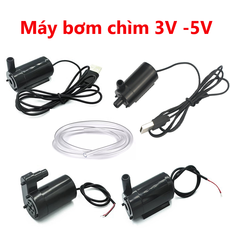 3V-6V black micro submersible mini pump pumps powerfully and smoothly ...