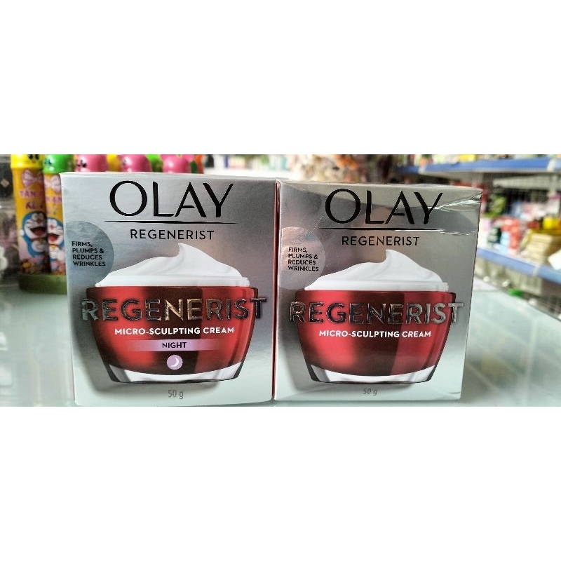 Olay Combo anti-aging day and night cream Olay Regenerist 50g | Shopee ...
