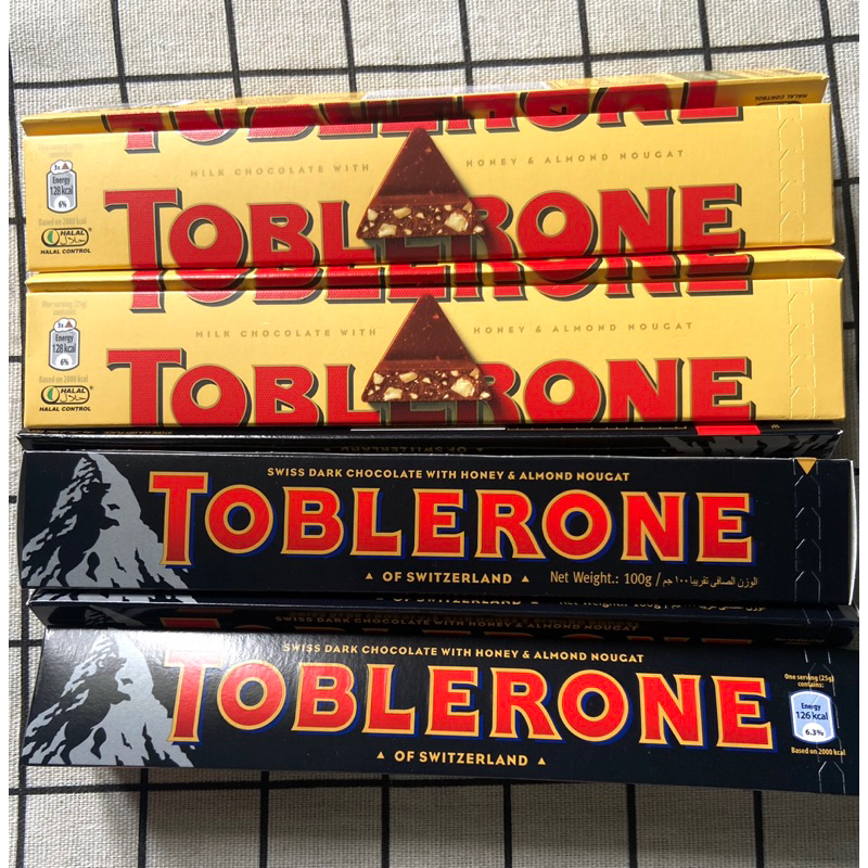 Toblerone Chocolate Bar 100gr (2 flavors) | Shopee Philippines