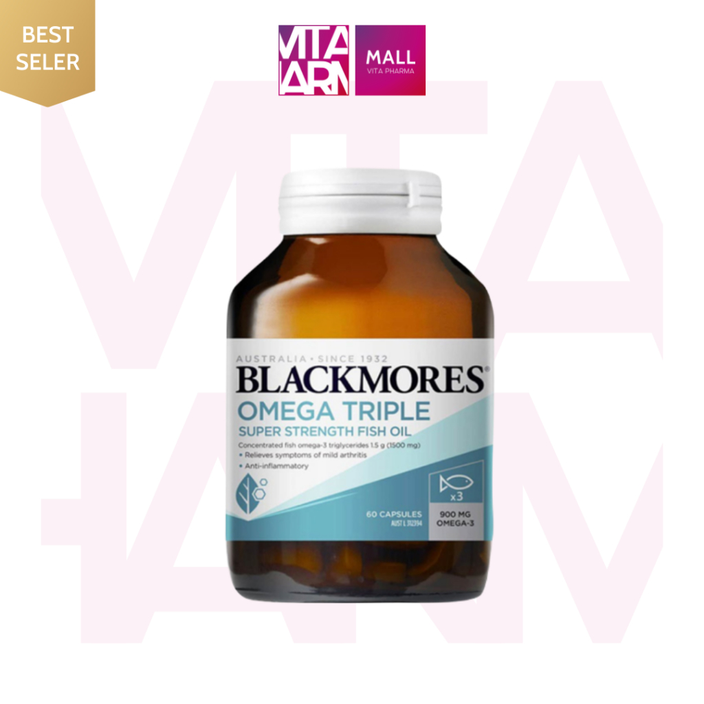 Fish Oil content 3 times higher than Blackmores Omega 3 Triple Super ...