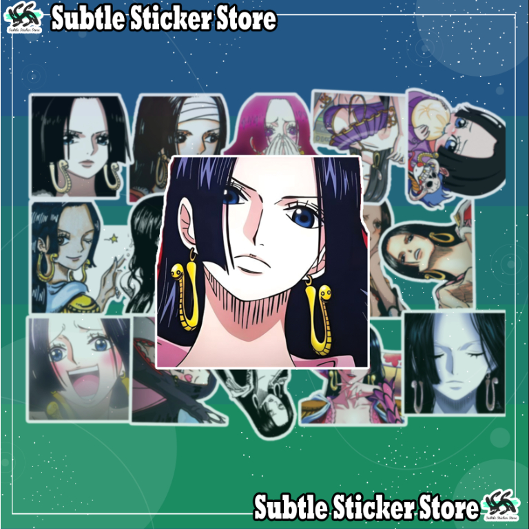 [One piece] - Set of 10/15 Boa Hancock anime/manga One piece stickers ...