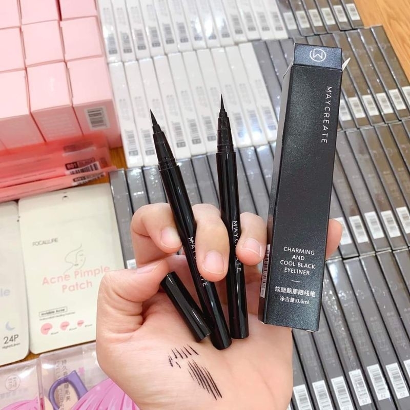 Chinese domestic Maycreate liquid eyeliner produces even, smooth ink ...