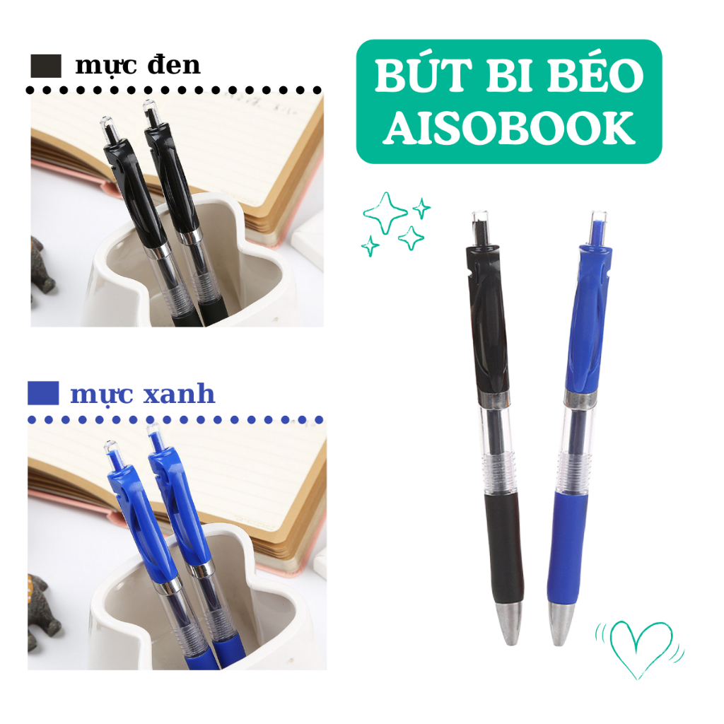 Aisobook Multi-Colored Smooth Writing Pen 0.5mm - BUTBEO | Shopee ...
