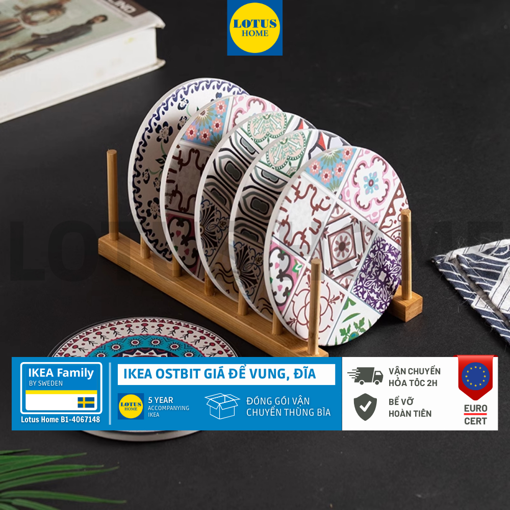 Ikea IKEA OSTBIT bamboo dish rack | Shopee Philippines