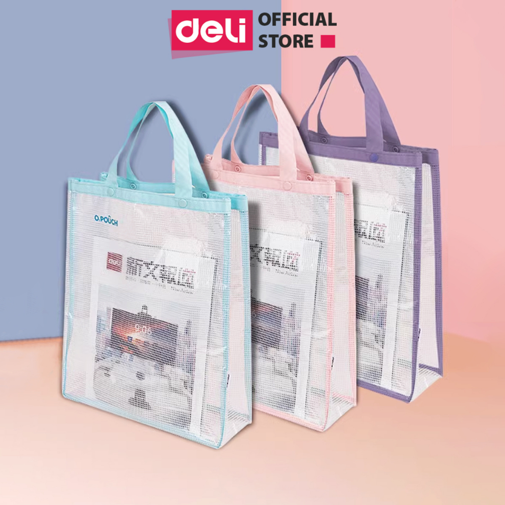 Deli Tote Bags and Pastel Mesh Bags - Large Capacity Extra School Bags ...