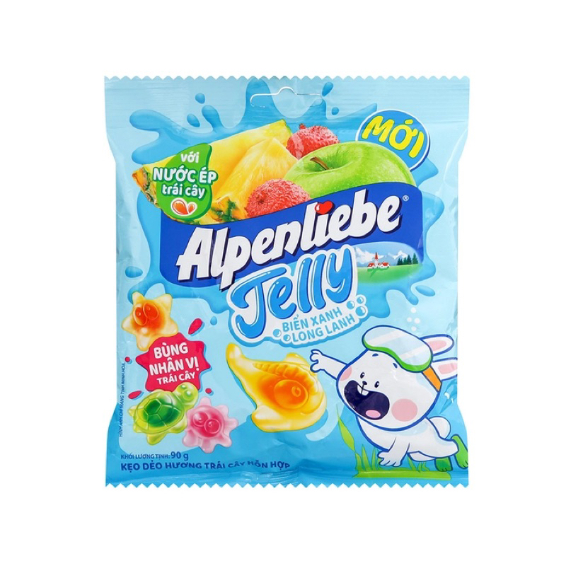 1 string (8 packs) Alpenliebe Jelly mixed fruit flavored gummies ...