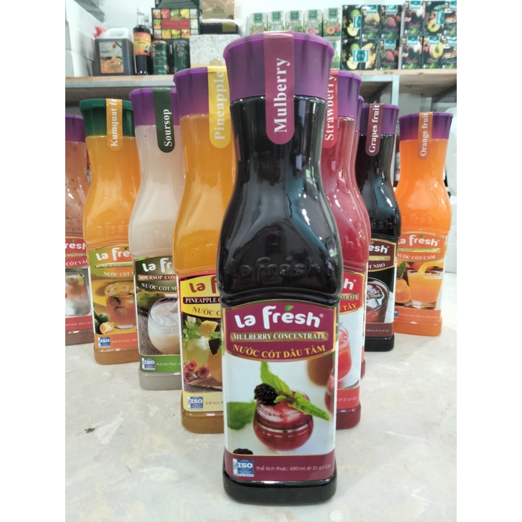 La FRESH STRAWBERRY JUICE 650ML (12/T) - USED TO MAKE FRUIT TEA (NEW ...