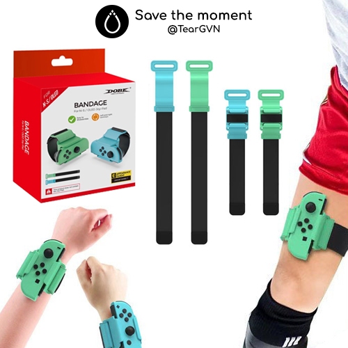Dobe Wrist and Leg Straps Support Just Dance and Sports Games for Joy ...