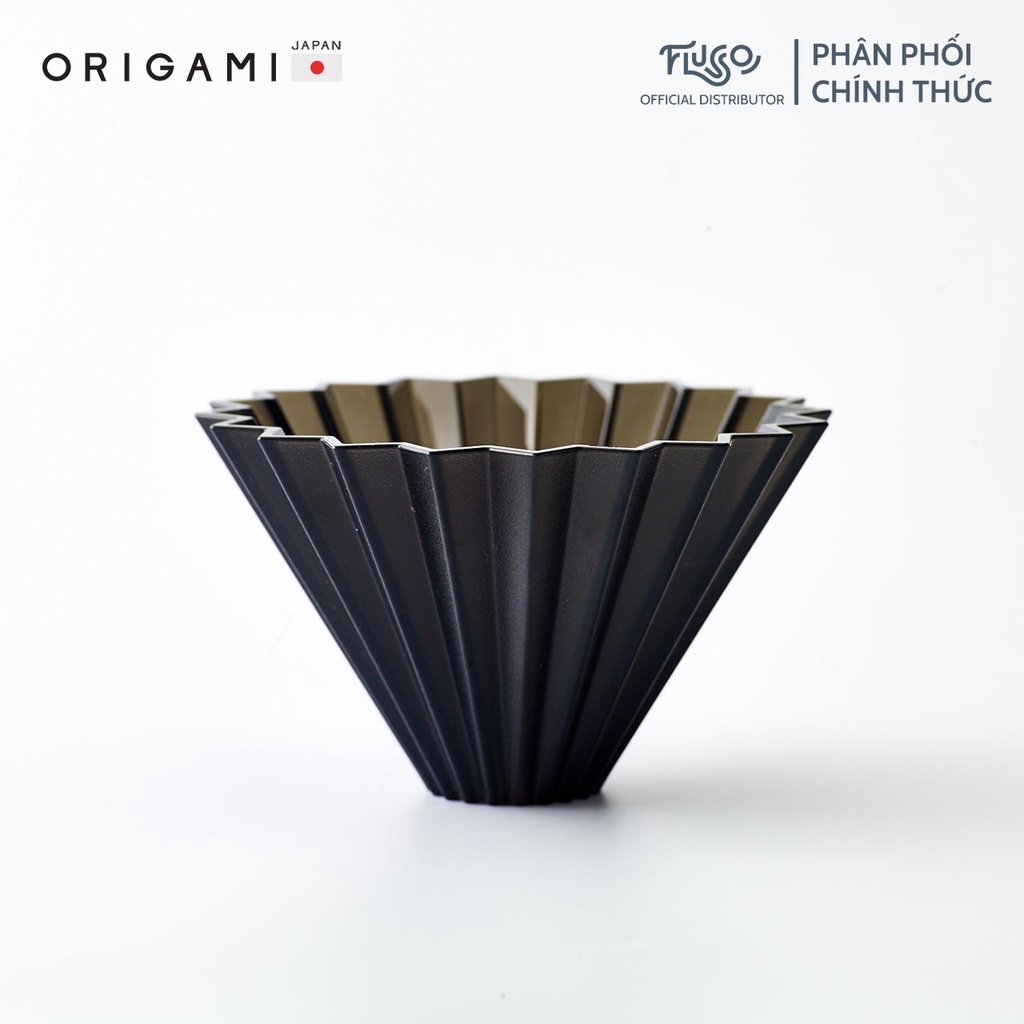 [ORIGAMI JAPAN] ORIGAMI Air Filter Funnel Black, Black - Coffee Filter ...