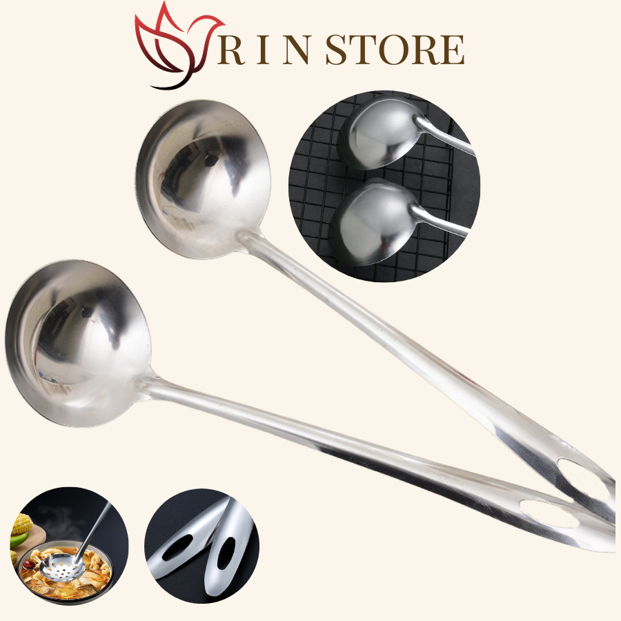 Soup Ladle Soup Ladle 20cm Long Handle 304 Stainless Steel for Scooping ...