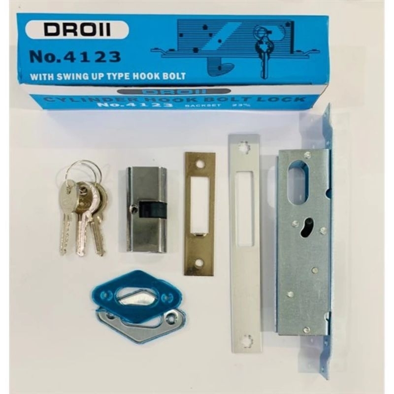 Genuine DROLL Aluminum Glass Sliding Door Locks, Iron Doors, Cabinet ...