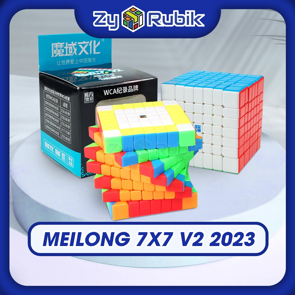 Rubik 7x7 Meilong V1 / V2 Stickerless 2023 - Intellectual Toy - 7 ...