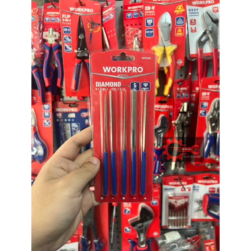Workpro WP 5-piece diamond file set251019 | Shopee Philippines