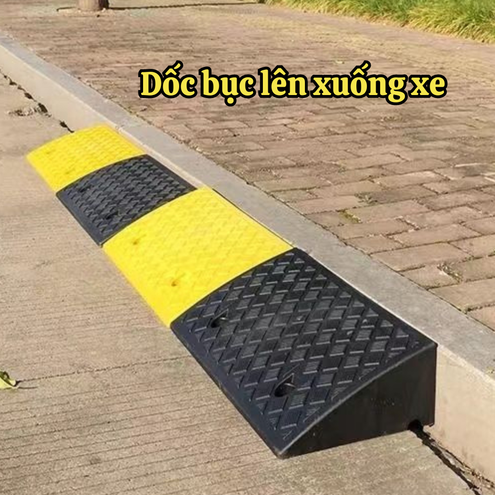 Triangular plastic ramps for getting on and off motorbikes and cars ...