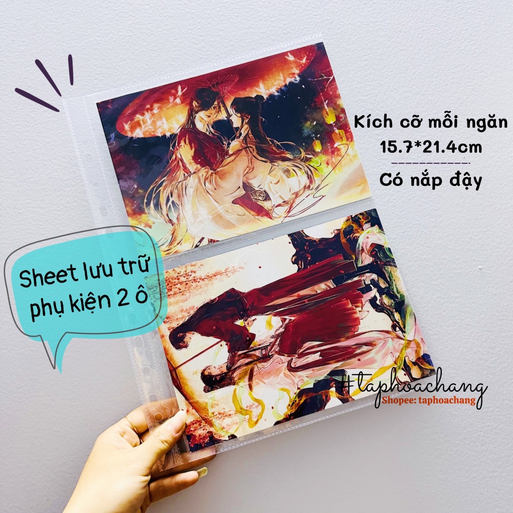 Sheet for postcards, corner cards, kpod cards, cards, photos, book ...