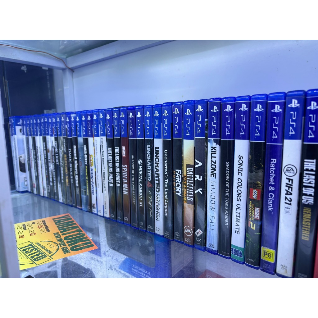 List of PS4 Game Discs (2nd) - Genuine Sony - For both PS5 & PS4 ...