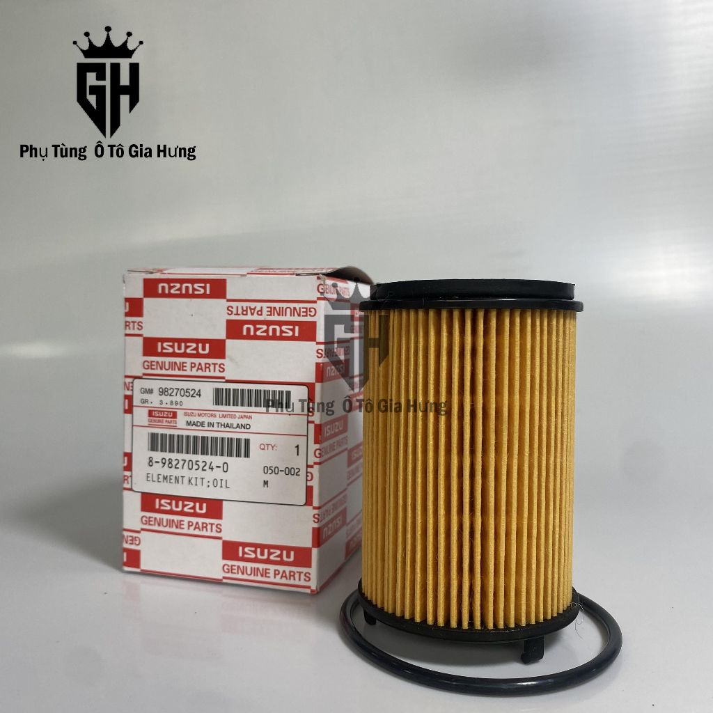 Oil filter, engine oil filter for Isuzu D-max (2018-2021), Mux | Shopee ...