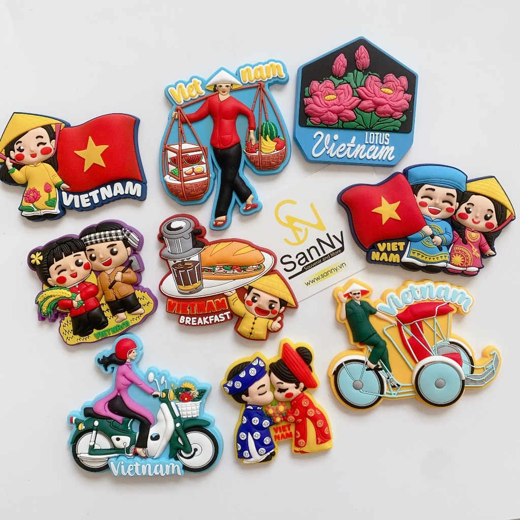 Souvenir Refrigerator Magnet Stickers Vietnam | Shopee Philippines