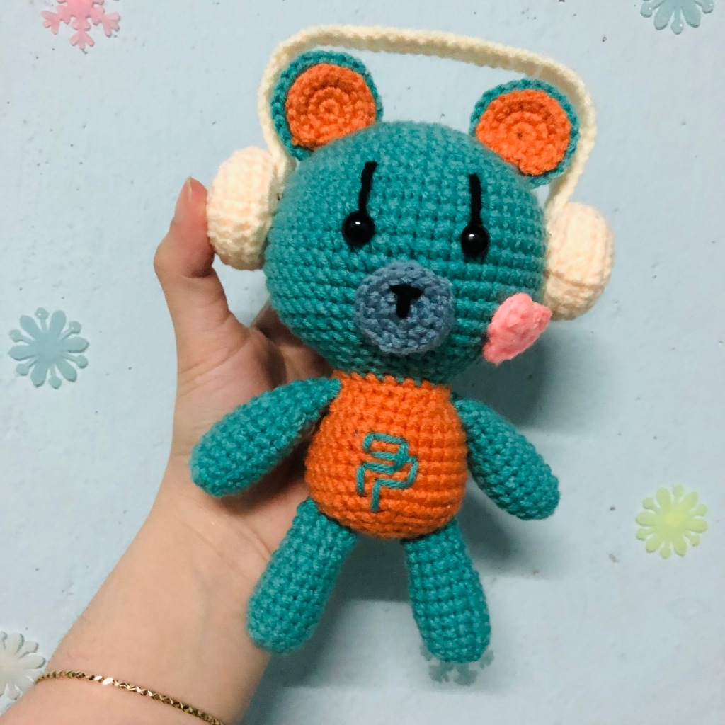 Nong PermPoon- Pondphuwin wool bear keychain | Shopee Philippines