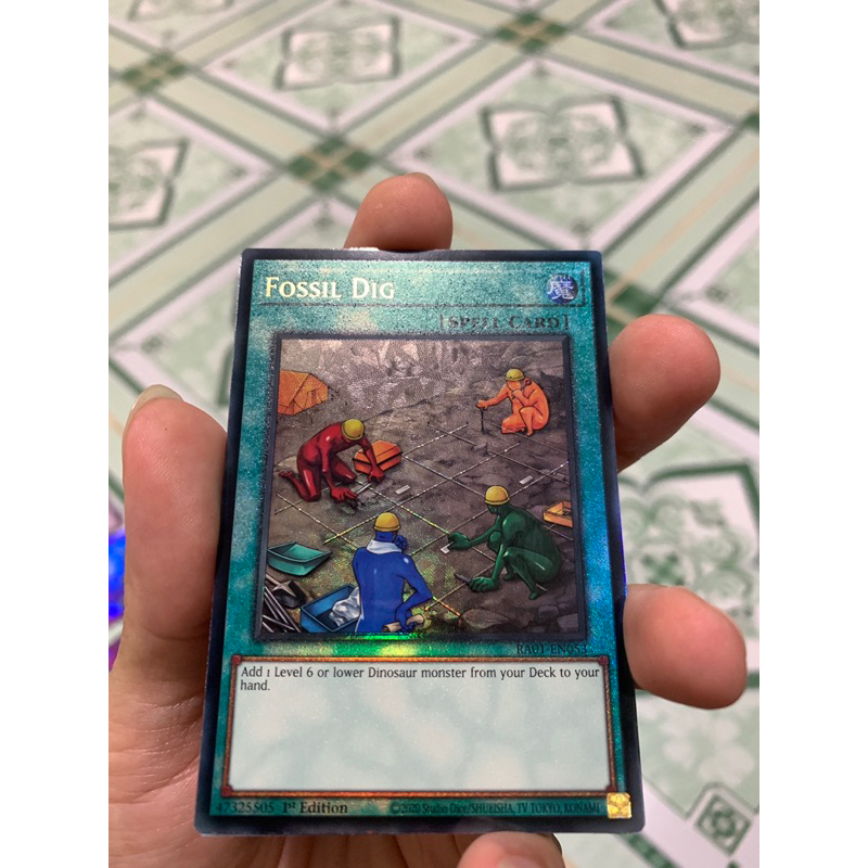 YU-GI-OH! Yu-Gi-Oh Cards! UK RA01-EN053 Fossil Dig | Shopee Philippines